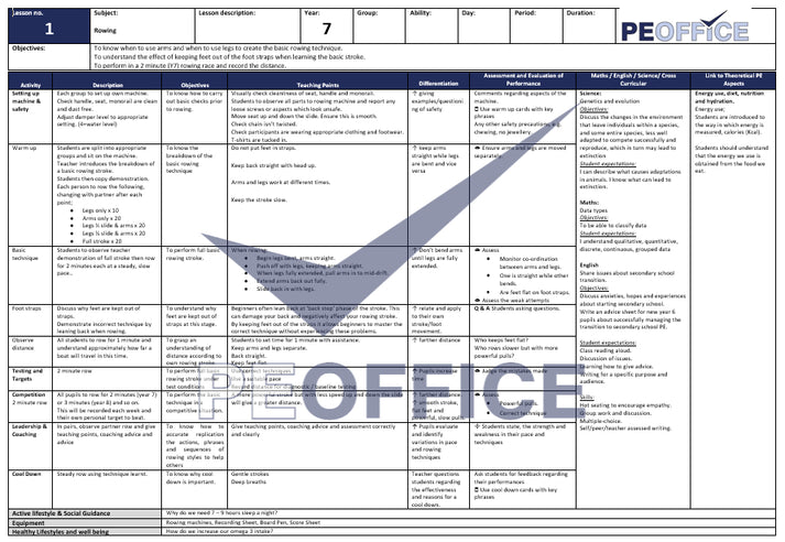 All KS3 and KS4 Lesson Plans – PE Office